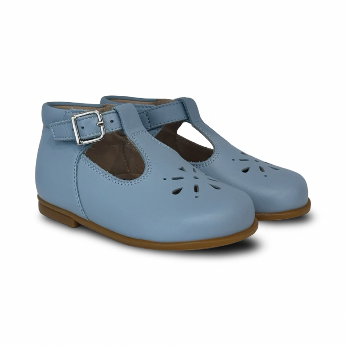 Beberlis Light Blue Baby T-Strap – HAL Shoes