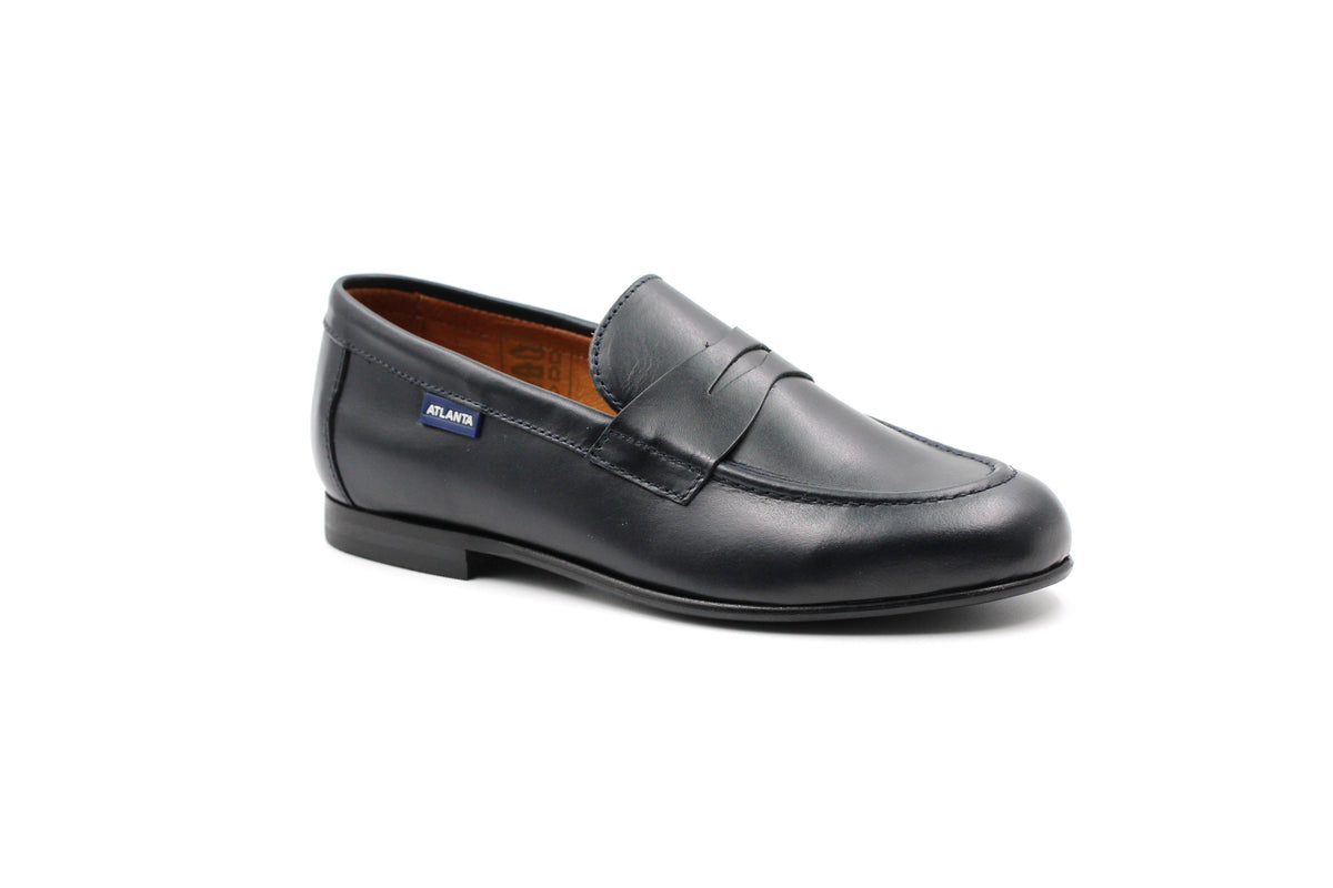 Atlanta Navy Penny Teresa Loafer – HAL Shoes