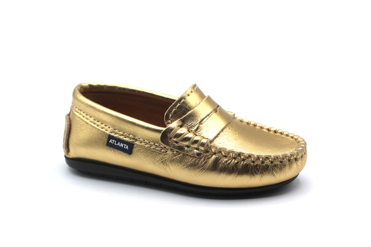 Atlanta Gold Penny Loafer – HAL Shoes