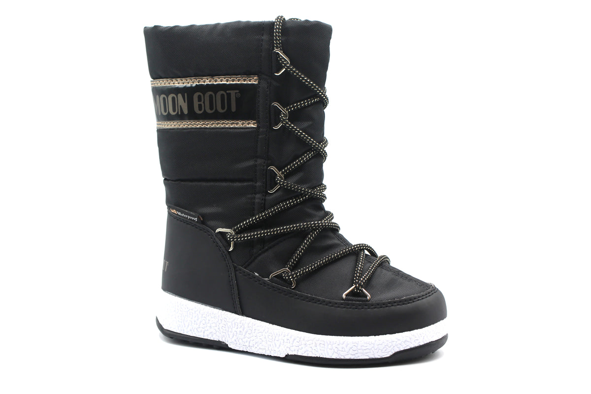 Moon Boot Gold Lettering Bootie – HAL Shoes