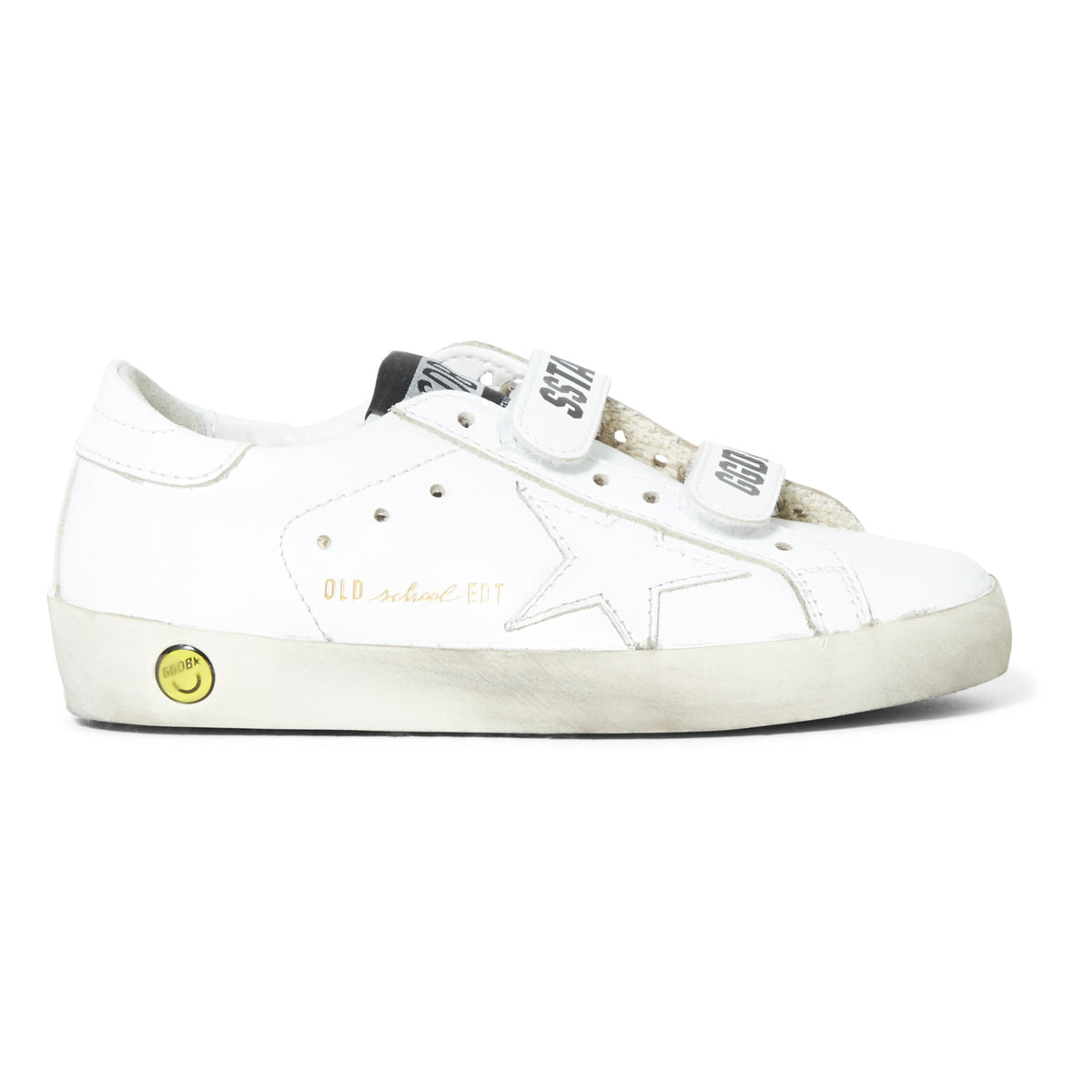 Golden Goose White Velcro Sneaker – HAL Shoes